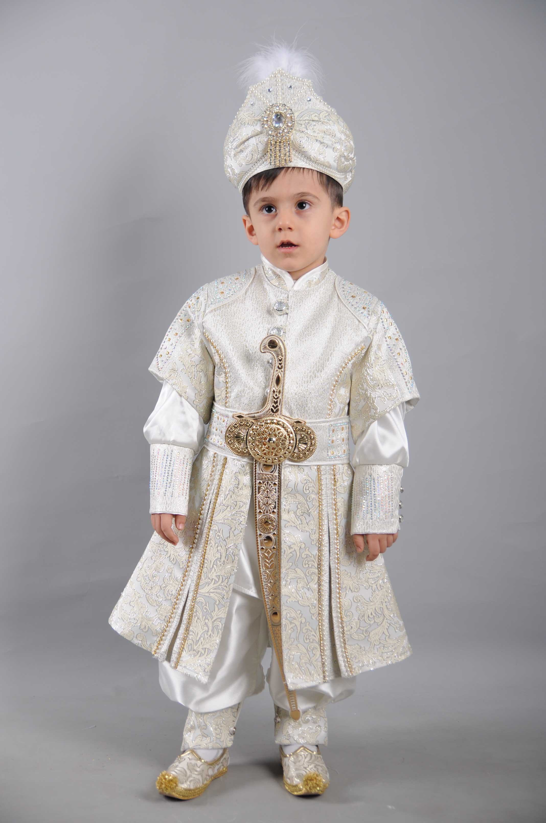 Diriliş Şehzade Krem Sünnet Kıyafeti