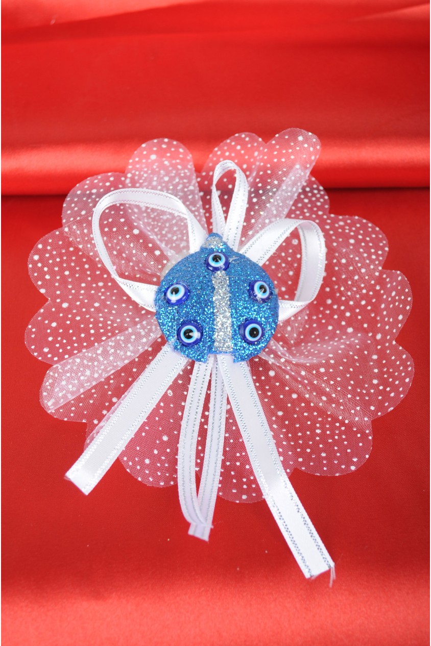 Lacivert Uğur Böcekli Sünnet Şekeri