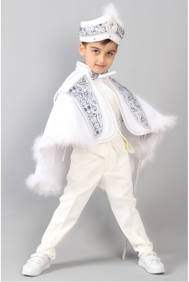 Beyaz Lacivert Papatya Dini Sünnet Şekeri - 20112